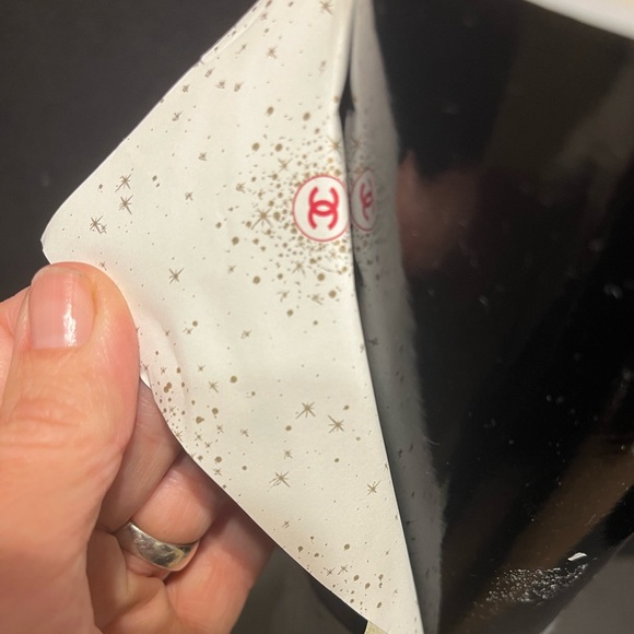 CHANEL | Accessories | Chanel Logo Holiday Official Wrapping Paper Gift ...